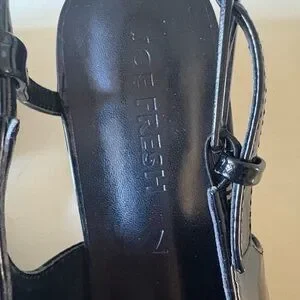 Joe Fresh | Shoes | Joe Fresh Black Patent Leather Slingback Heels ...